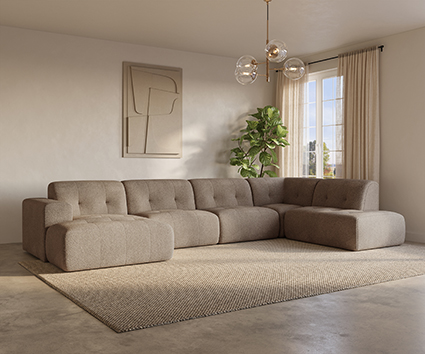 Bankstel Napoli U-vorm /XL Aanbieding - Decor Wonen