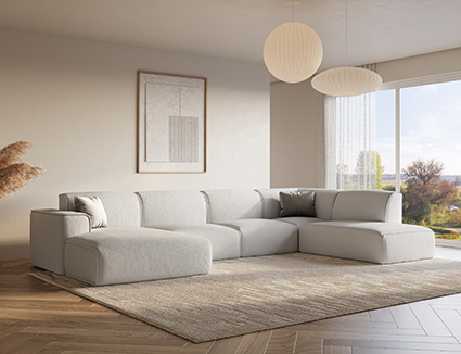 Bankstel Madera U-vorm / XL AANBIEDING - Decor Wonen